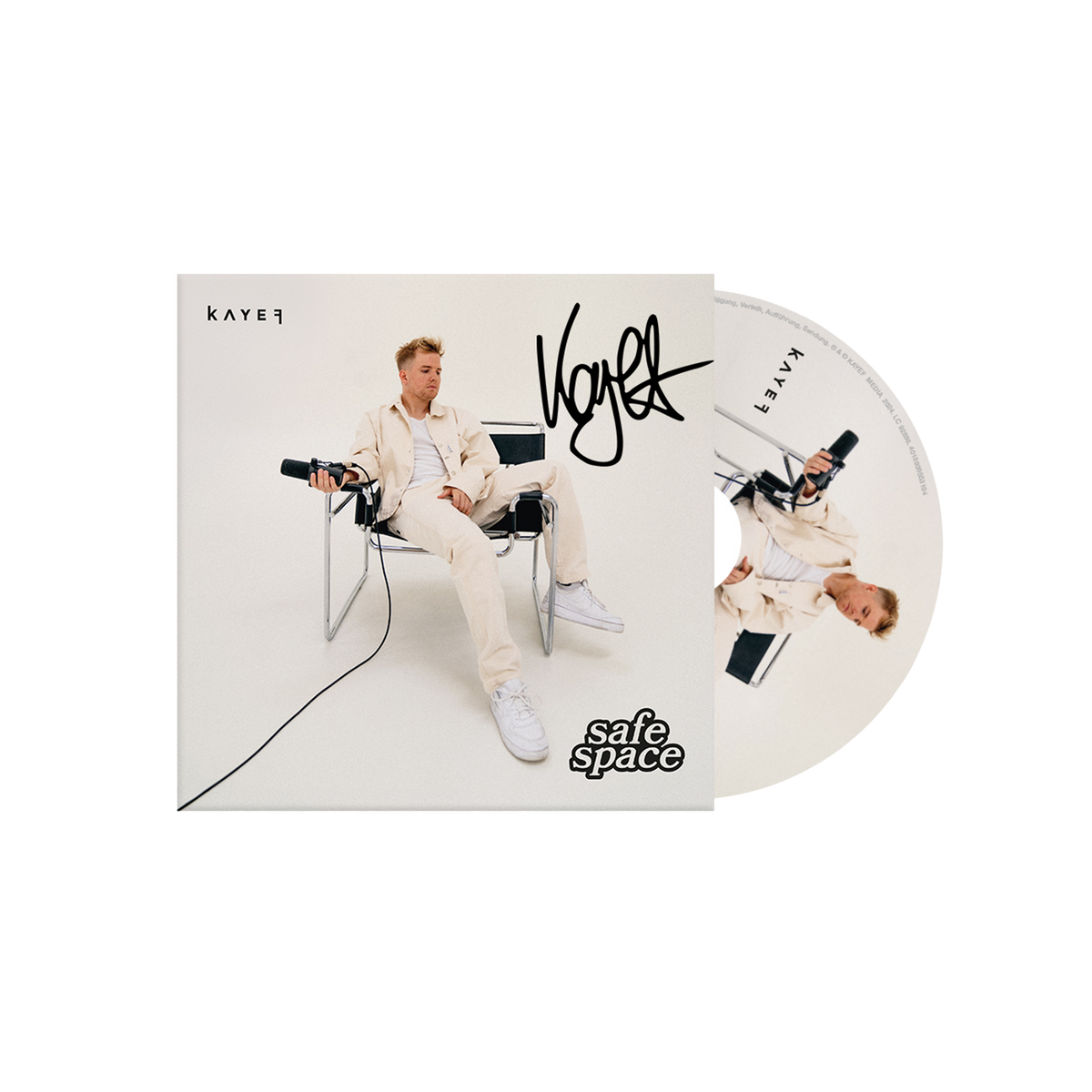 KAYEF - SAFE SPACE (DIGIPACK) signiert – Kayef Shop